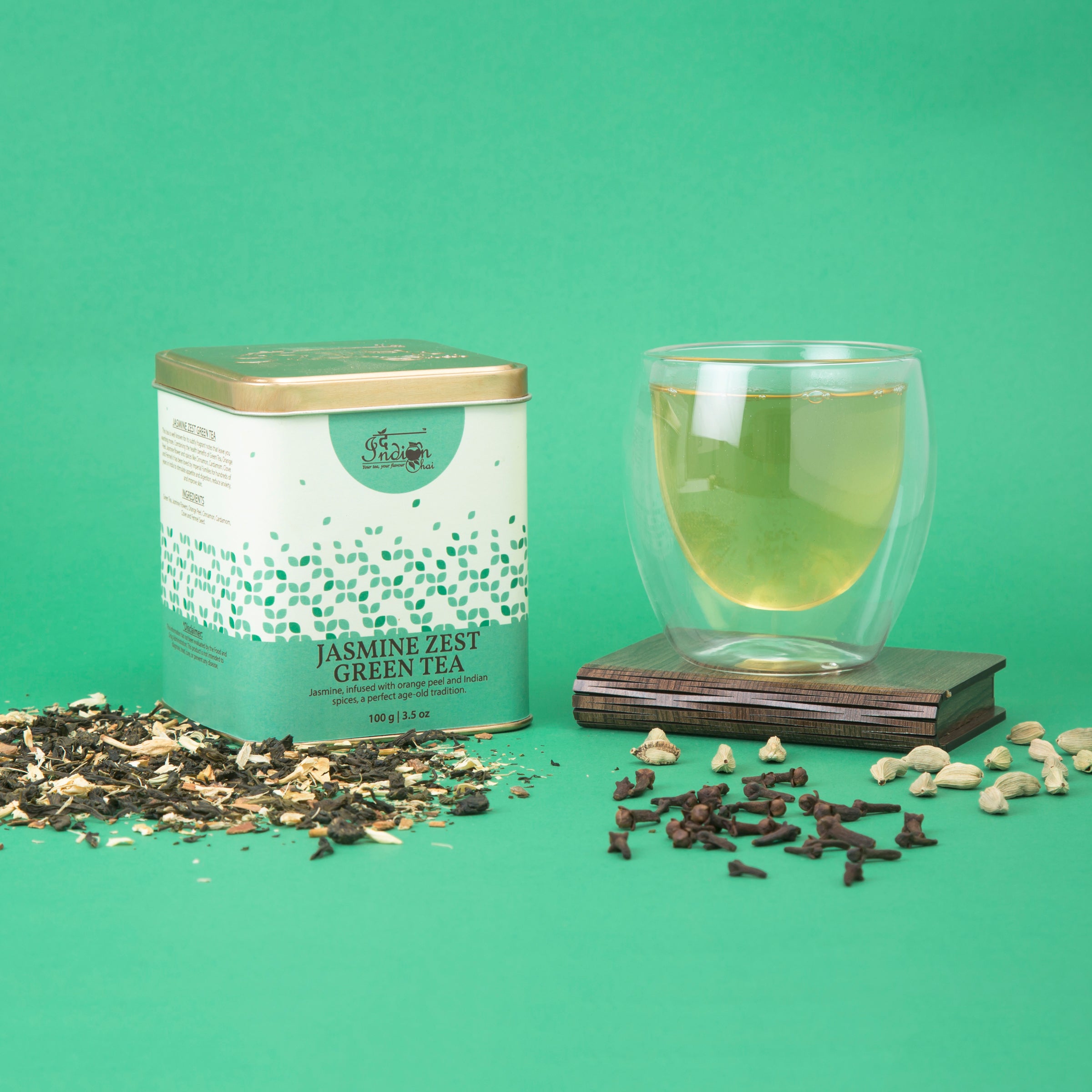 Buy Jasmine Zest Green Tea Online | The Indian Chai – TheIndianChai