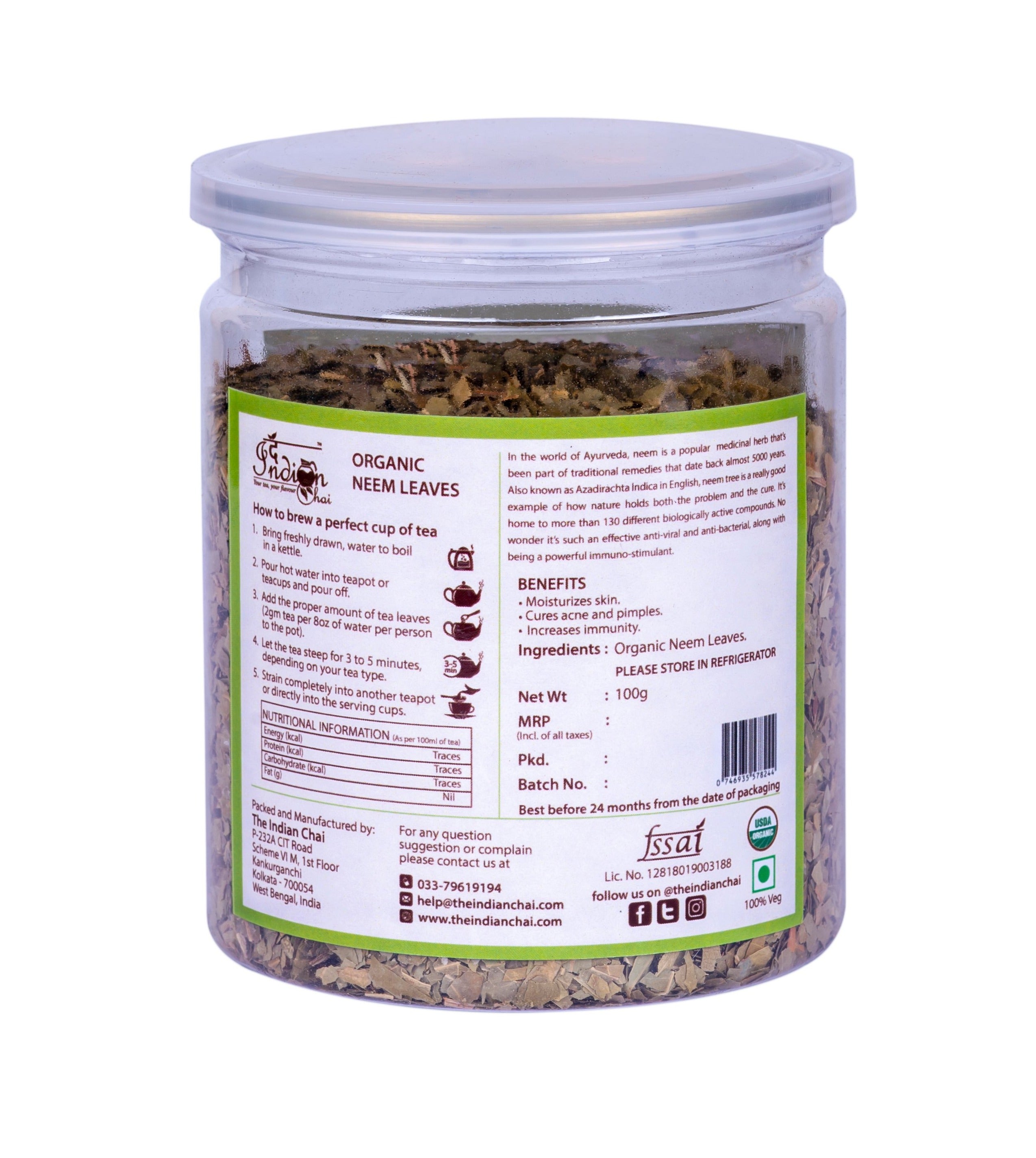 Buy Organic Neem Leaves Online | The Indian Chai – TheIndianChai